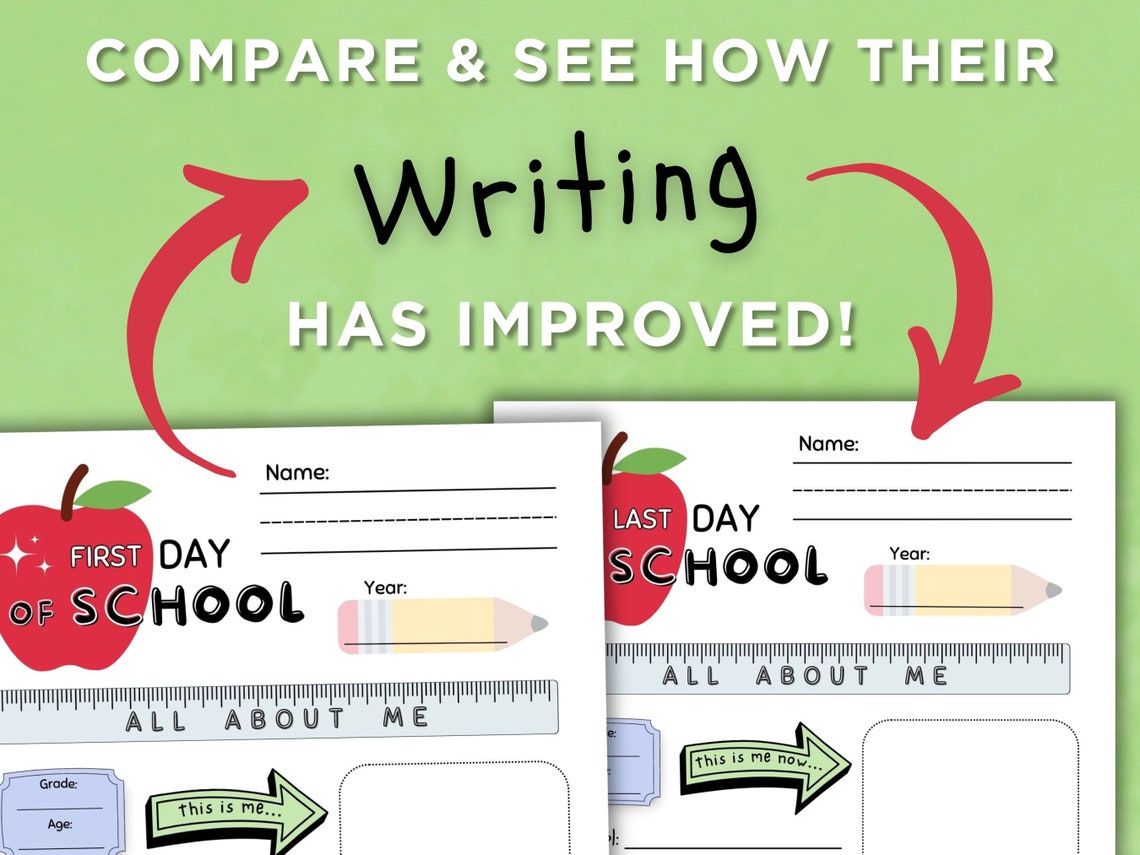 Back to School Printable | Back to School Questionnaire | All About Me ...