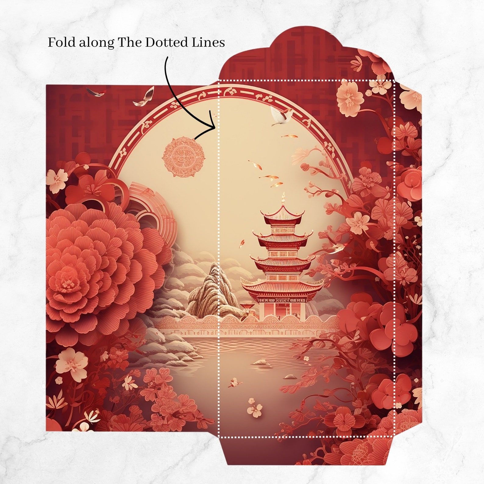 Printable Vietnamese Tet Red Envelopes: Lunar New Year Lixi (PDF) - Etsy