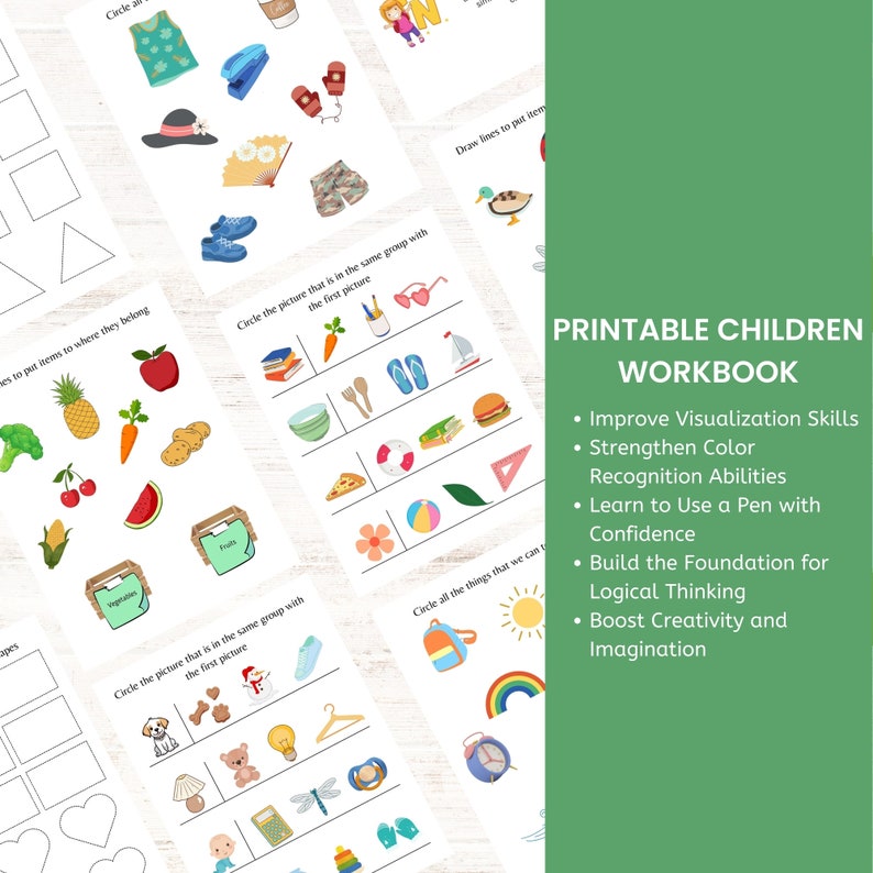 Shape Exploration Activities - INSTANT DOWNLOAD Fun Educational ...