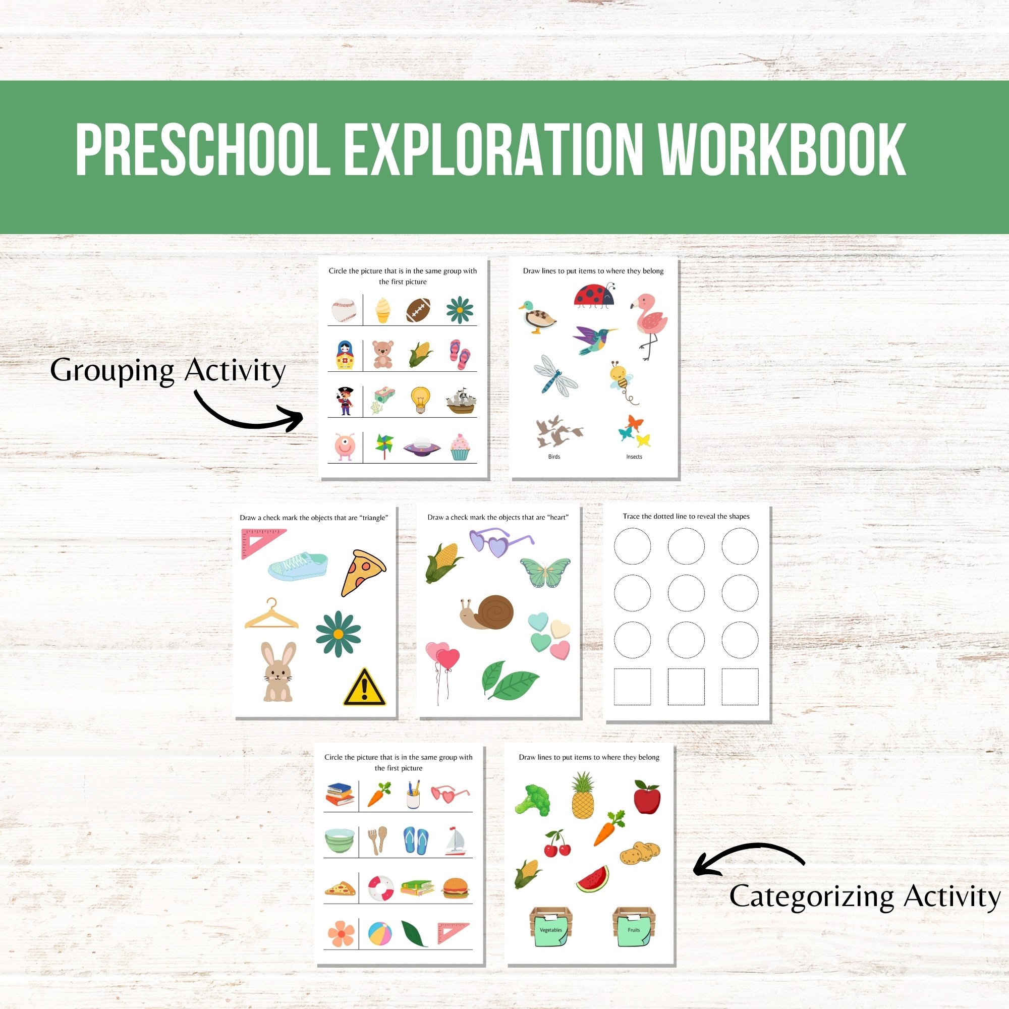 Shape Exploration Activities INSTANT DOWNLOAD Fun Educational ...