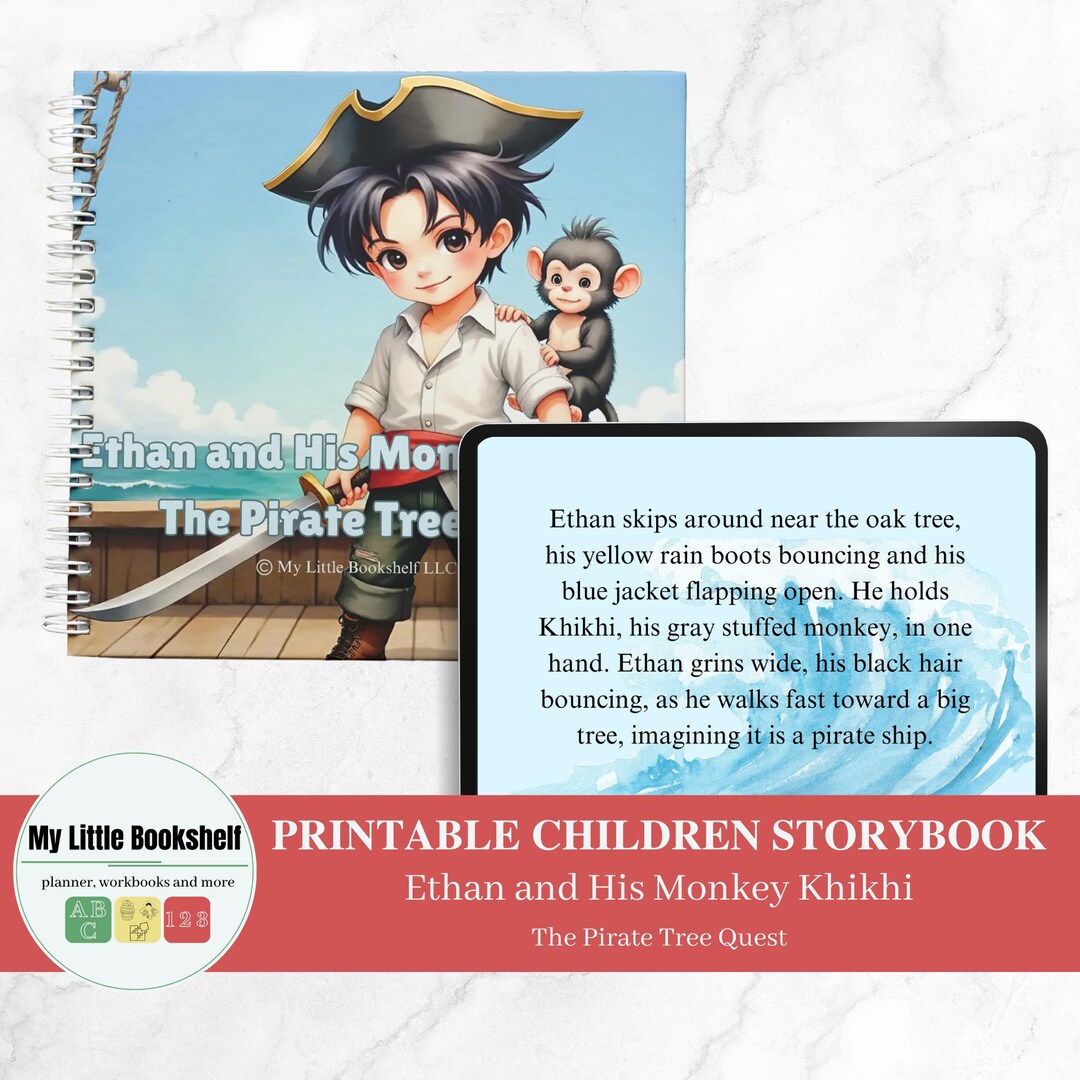 Printable Children's Flip Book - Ethan and Khikhi, the Pirate Tree ...