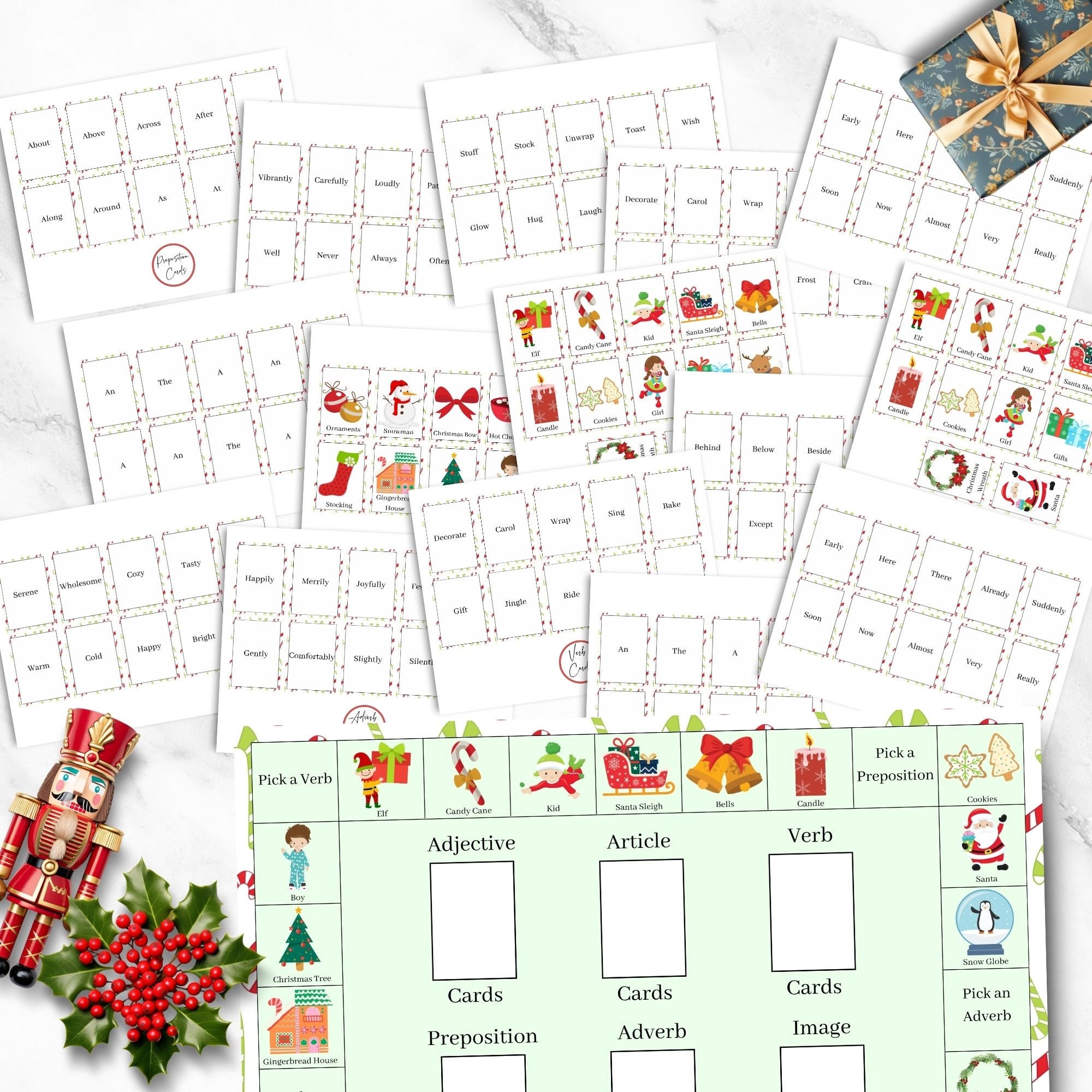 Printable Christmas Board Game - INSTANT DOWNLOAD Fun and Festive ...