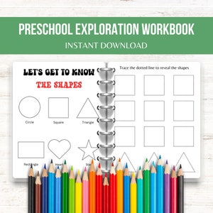 Shape Exploration Activities - INSTANT DOWNLOAD Fun Educational ...