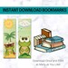 Cute Turtle Bookmarks - Set of 4 INSTANT DOWNLOAD and Ready-to-print ...