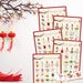 Jeu de bingo du Nouvel An lunaire : impression festive des fêtes ...