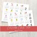 Printable 2024 Calendar Set INSTANT DOWNLOAD 12-month Calendar Sheet ...