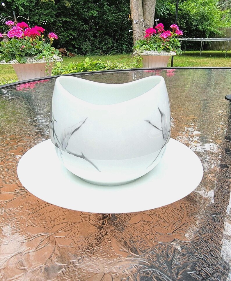 Vintage Rosenthal Porcelain Gravy Boat With Saucer: Mid-century Modern ...