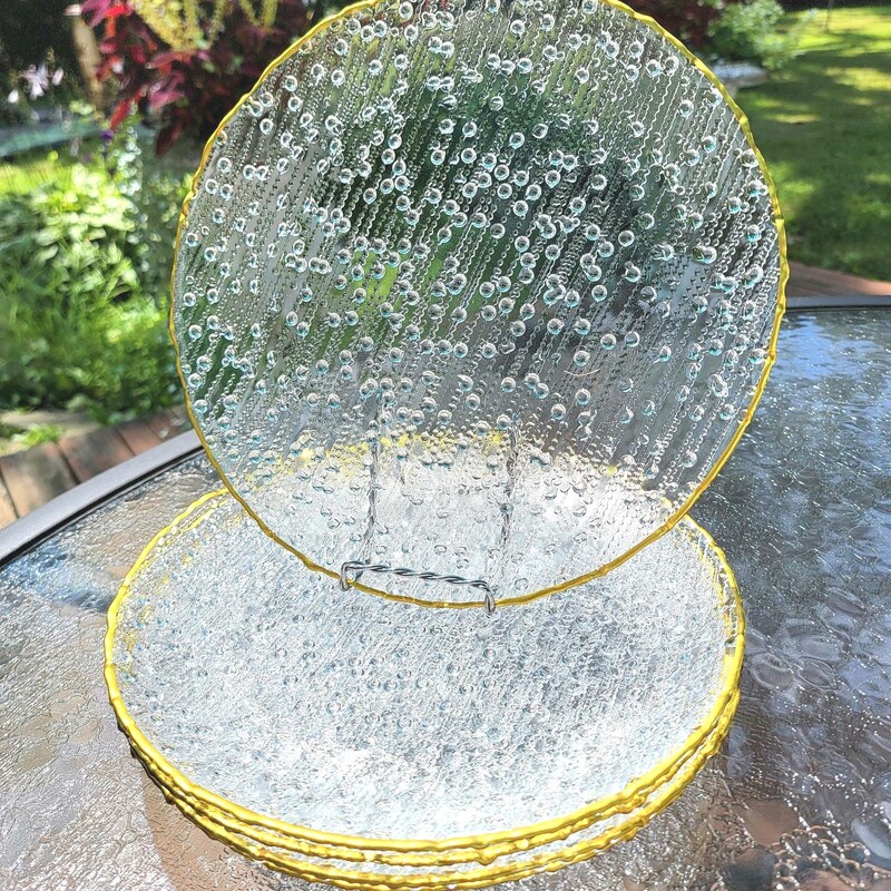 Recycled Glass Plate - Etsy
