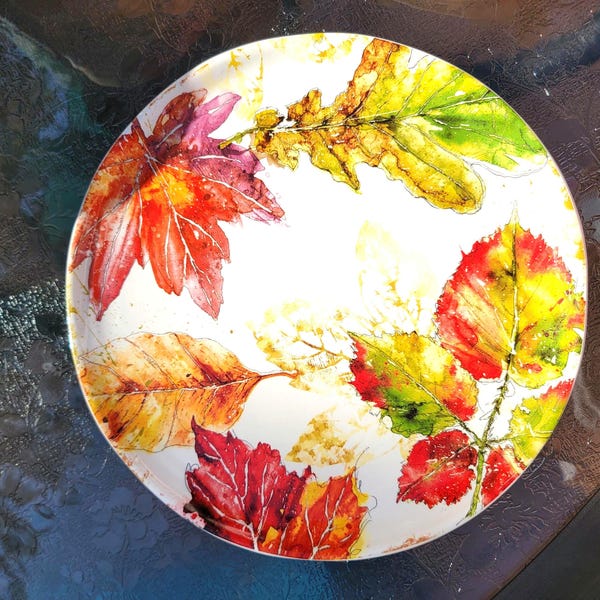 Leaf Dinnerware - Etsy