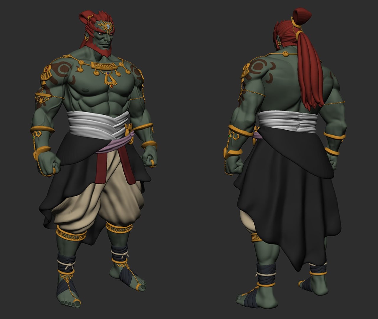 3D Ganondorf 3D Printer Files 3D STL Model Print ,STL File,3d Digital ...