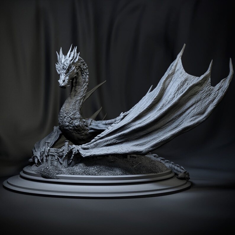 3D Smaug 3D Printer Files 3D STL Model Print ,STL File,3d Digital ...