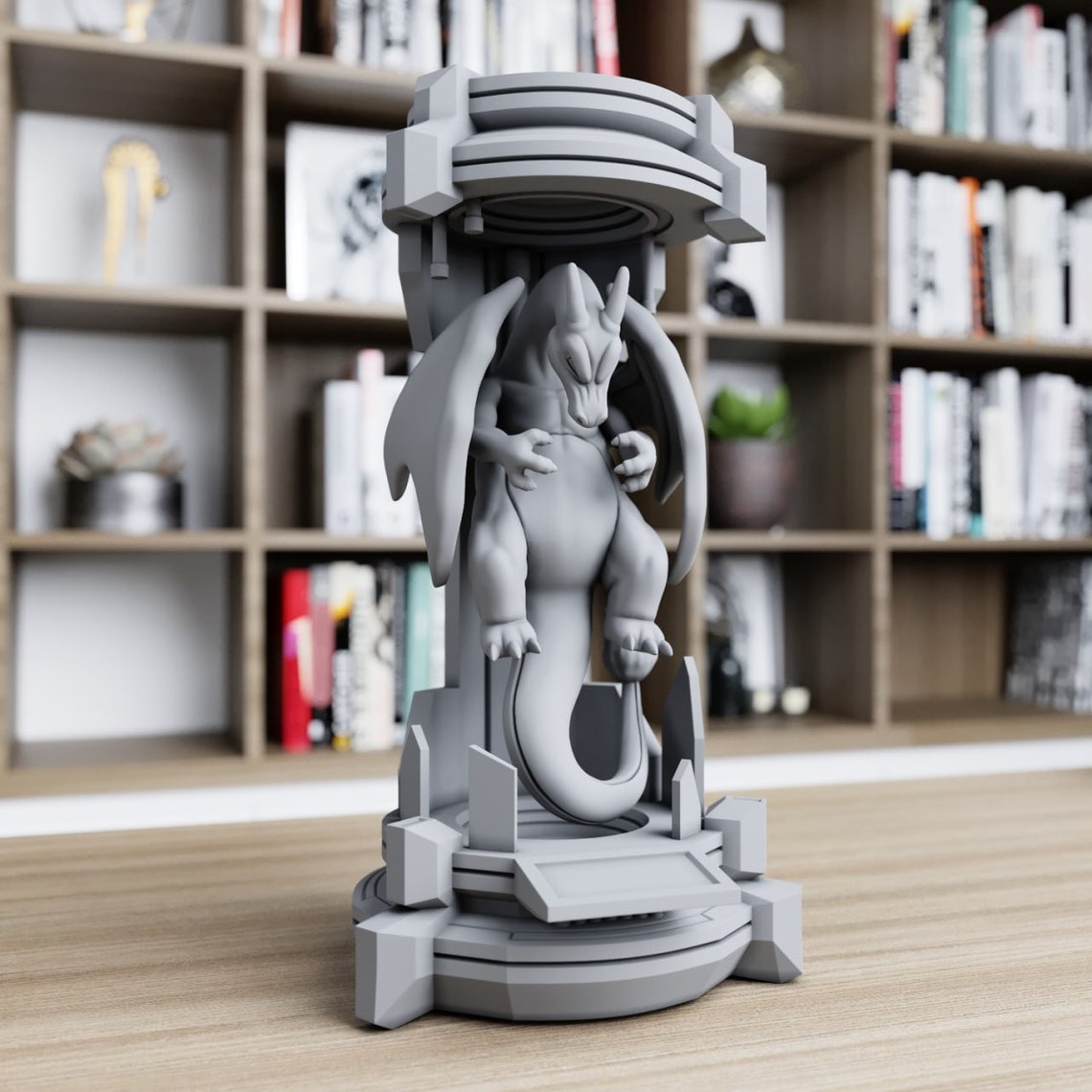 3D Charizard-in-the Lab-rom-pokemon 3D Printer Files 3D STL - Etsy