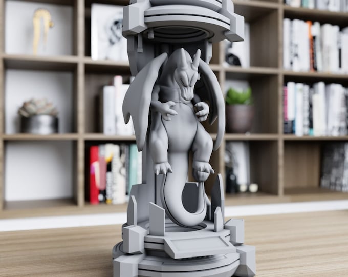 3D Charizard-in-the Lab-rom-pokemon 3D Printer Files 3D STL Model Print ...