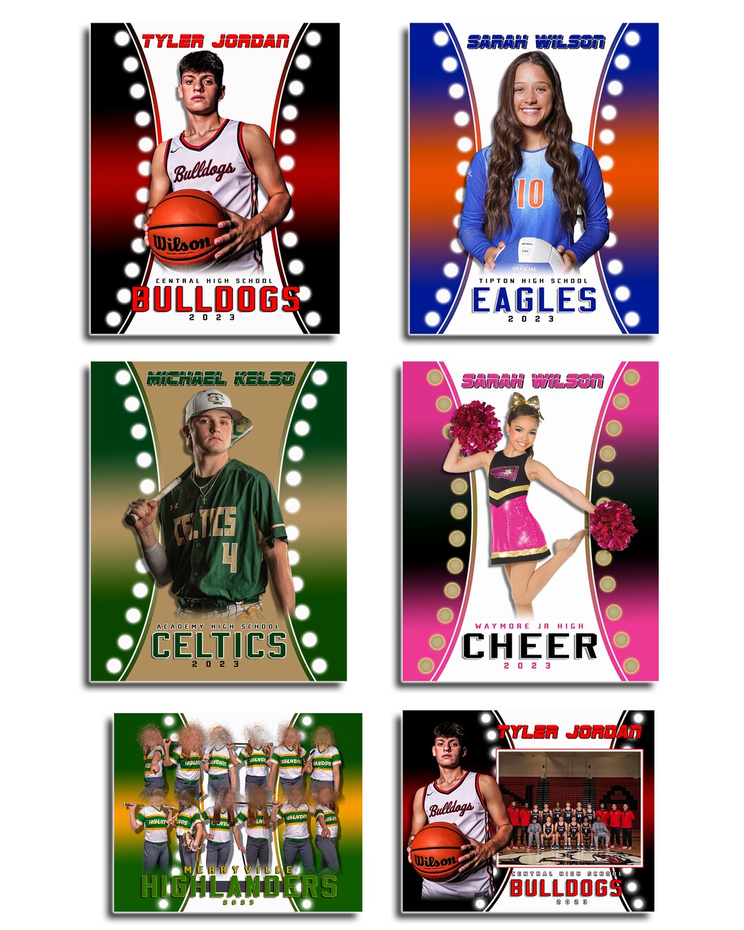 Oval Sports Template - Etsy