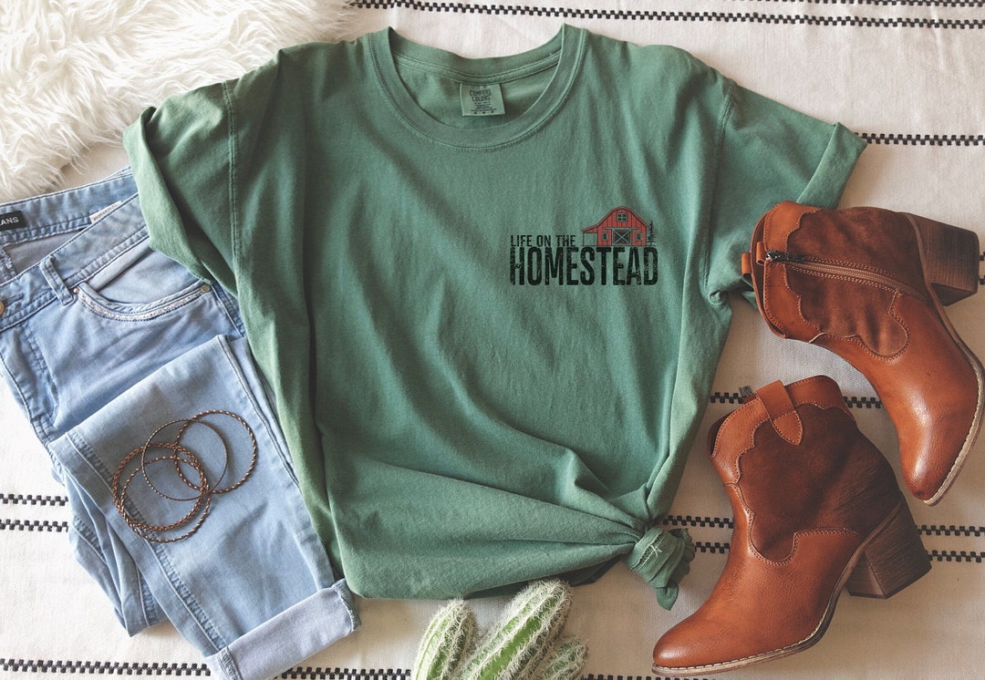 Life on the Homestead, Homestead Shirt, off Grid Shirt, Farm Girl Gifts ...