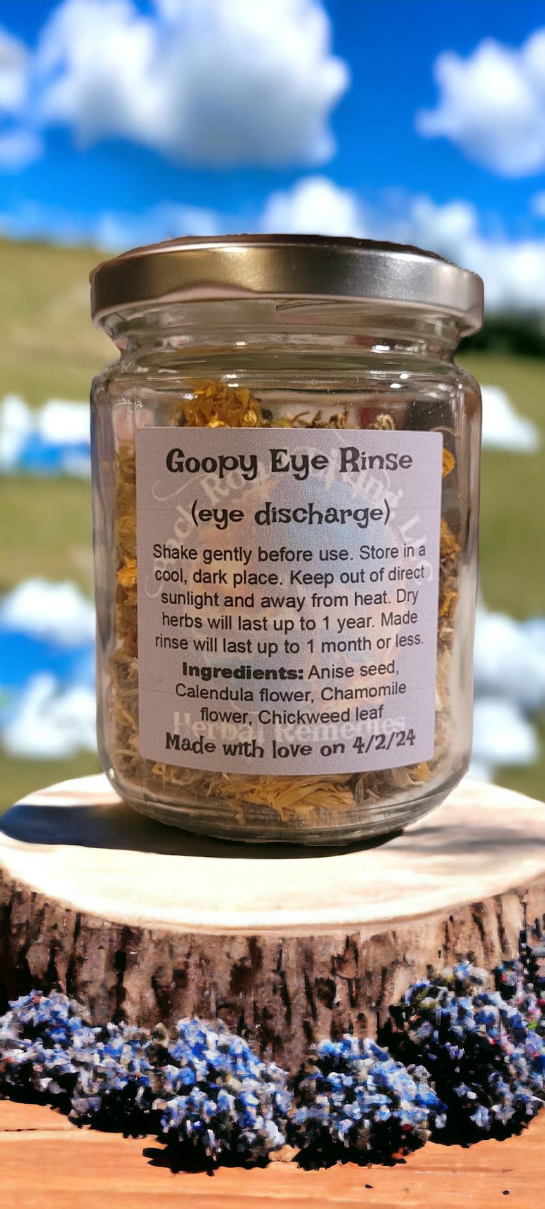 Goopy Eye Rinse (eye Discharge) - Etsy