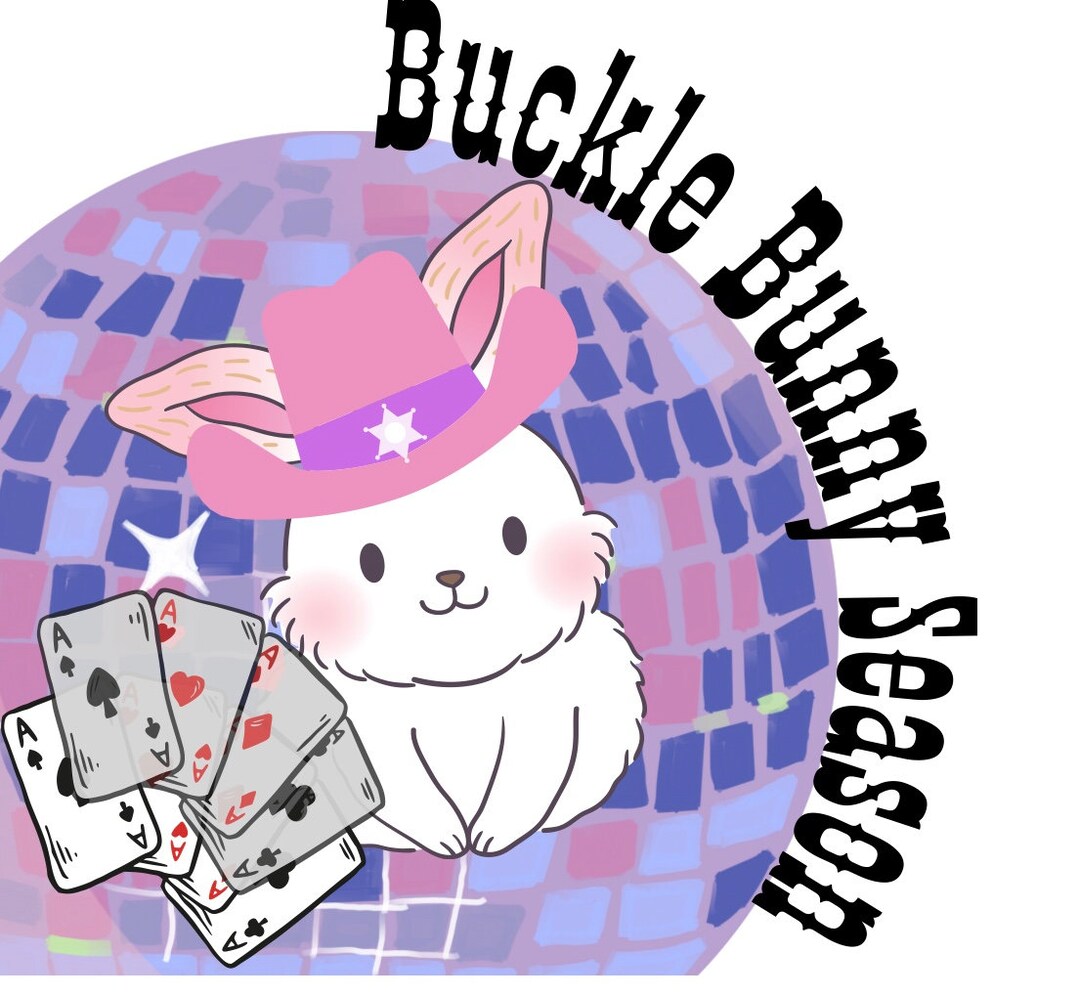Buckle Bunny, SVG - Etsy
