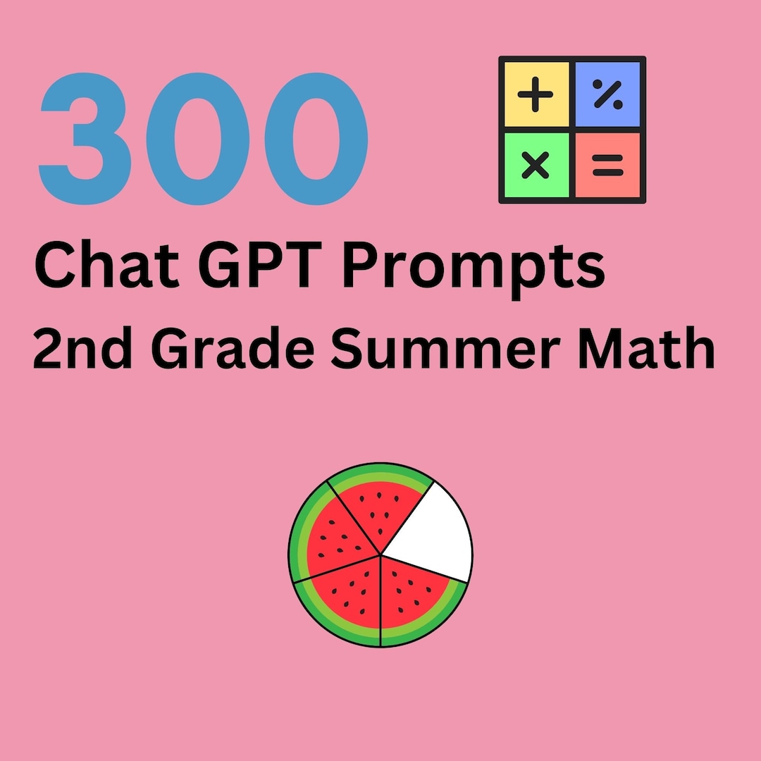 300 Chat GPT Prompts 2nd Grade Math Engaging Math Games Number Sense ...