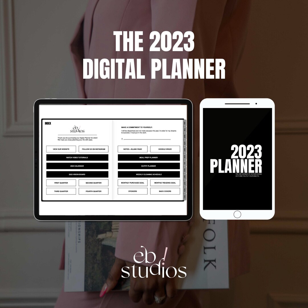 Eb! Studios 2023 Digital Planner - Etsy