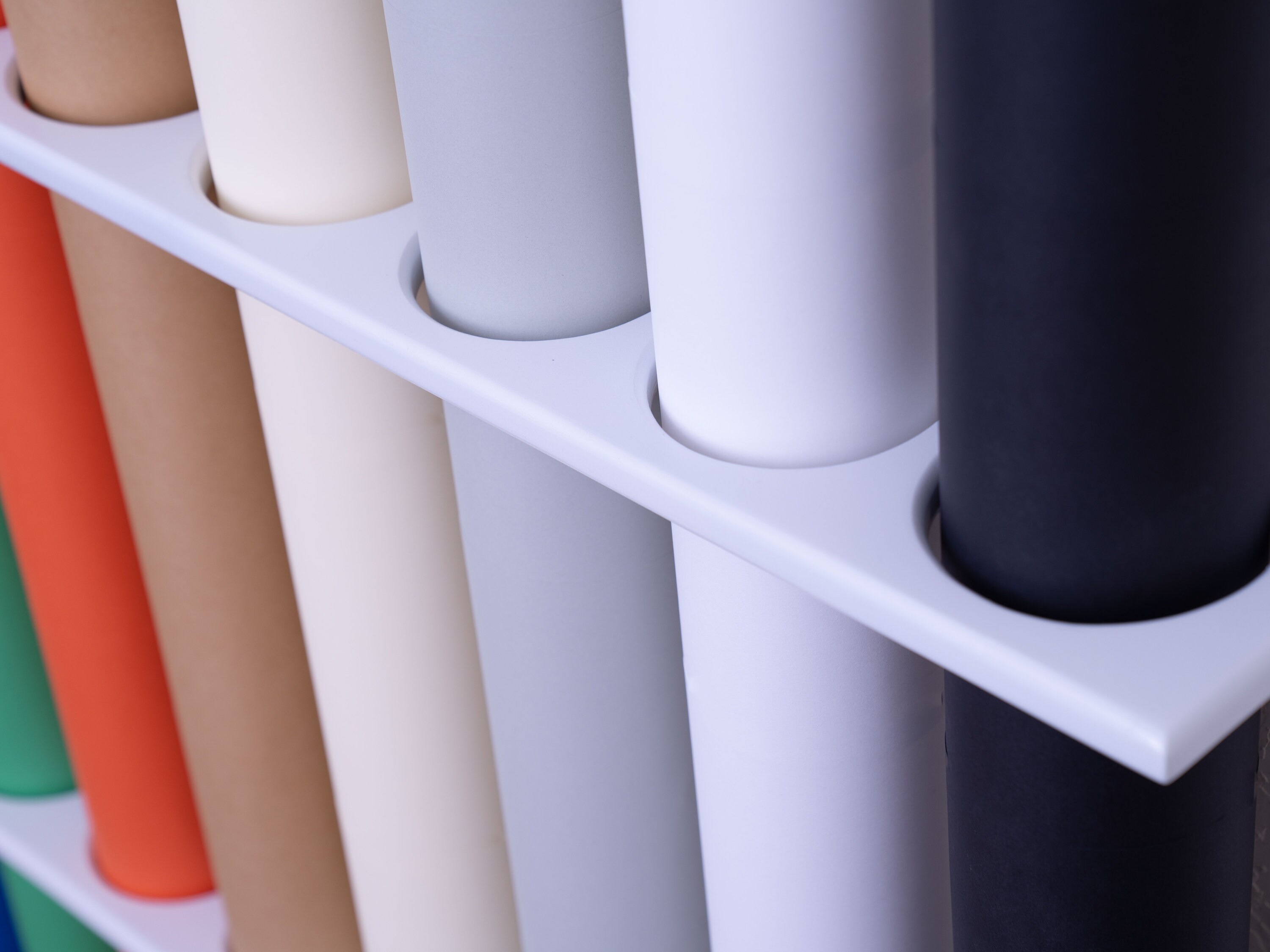 Large Roll Of White Paper Backdrop For Photo