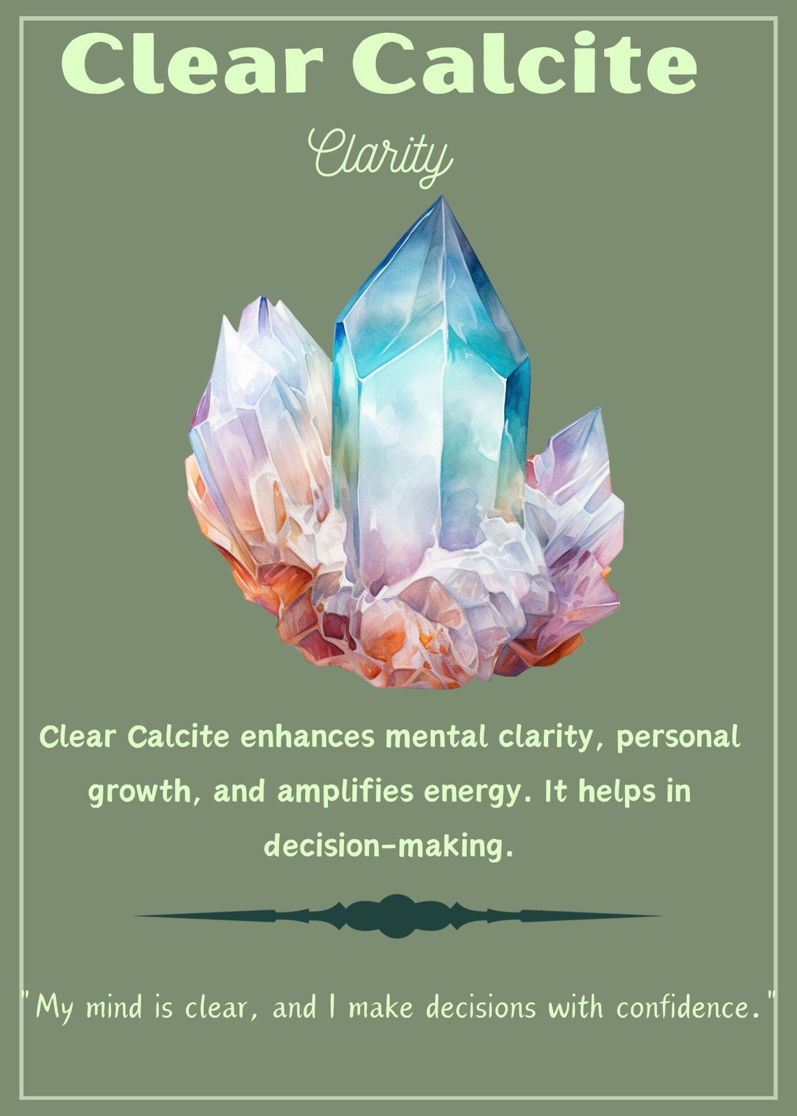 40 Crystal Meaning Cards Printable Crystal Information Cards, Crystal ...