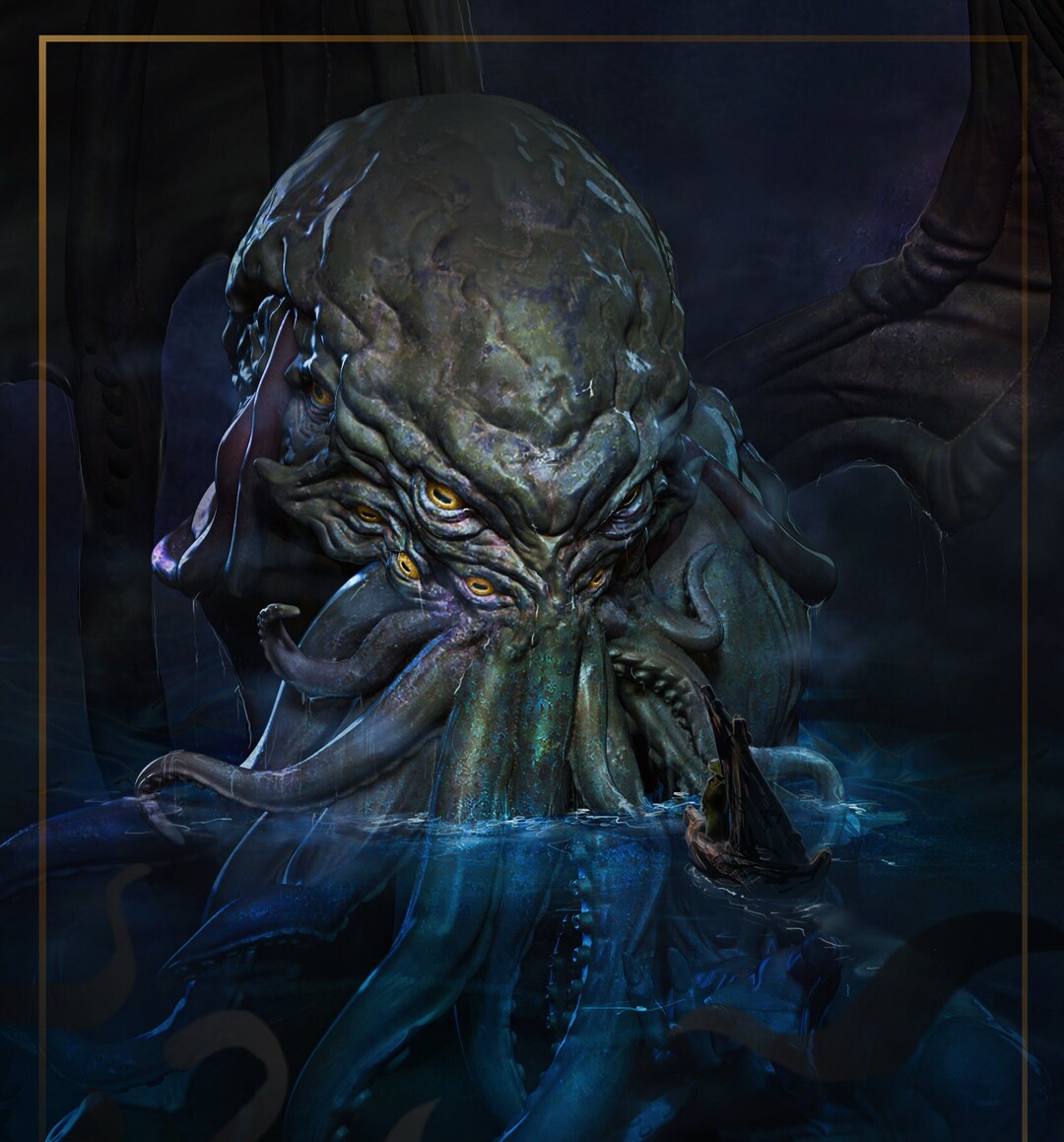 Sea_monster_stl File, 3D Digital Printing STL File for 3D Printers ...