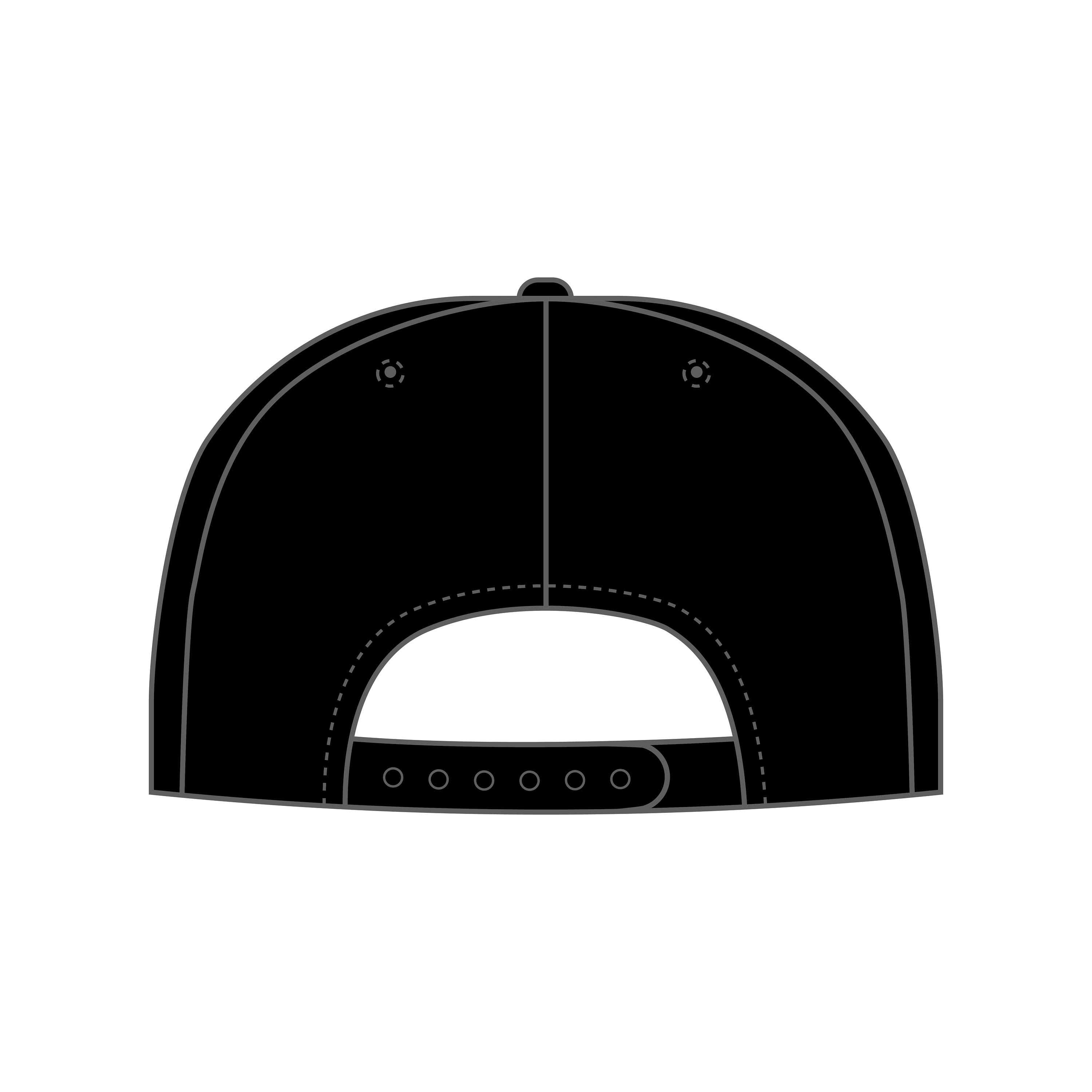 Trucker Hat Tech Pack Mock-up Vector, Front and Back View - Etsy