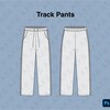 Blank Track Pants Template Mock up SVG and Illustrator - Etsy Canada