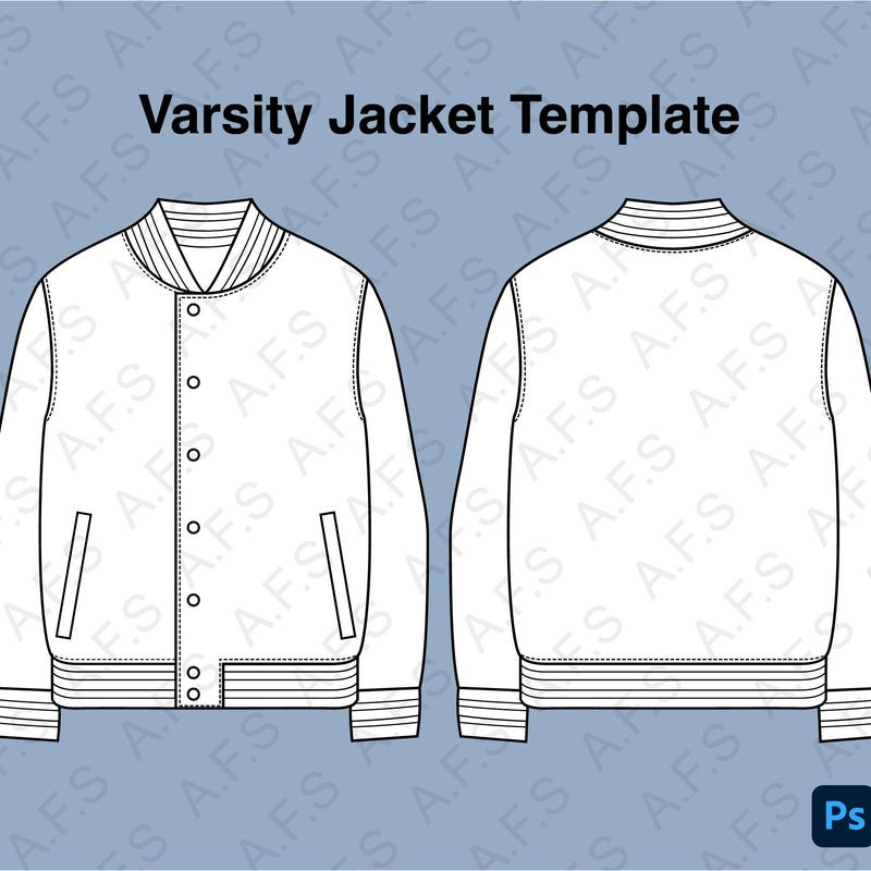 Varsity Jacket Pattern - Etsy