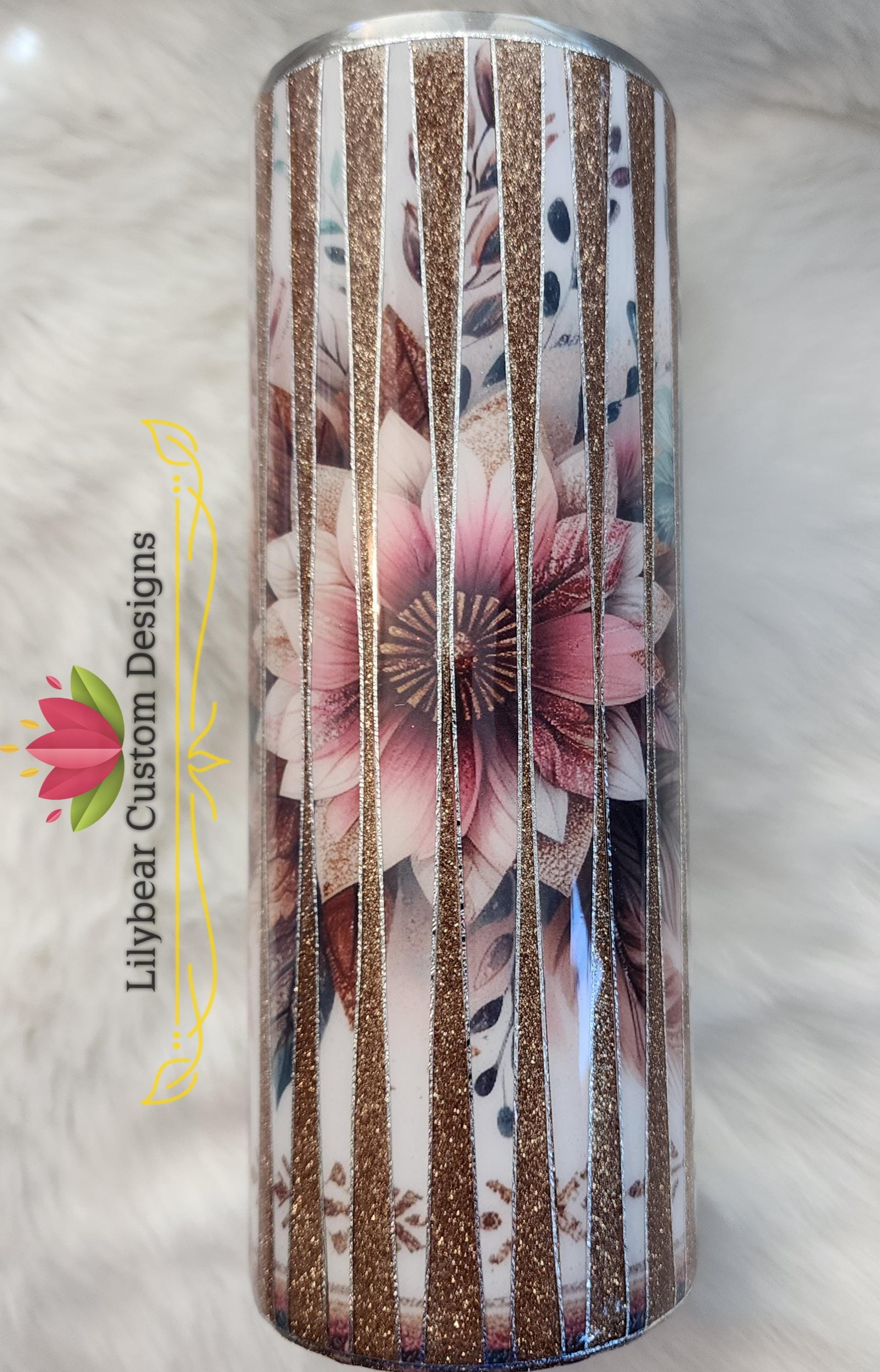 Glitter Stainless Steel Tumbler Custom Insulated Cup Glitter Tumbler ...