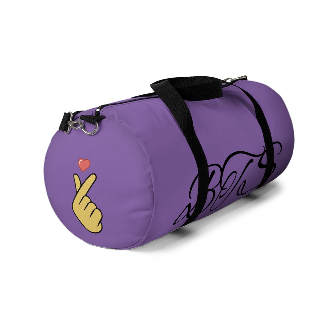 BTS Purple Duffel Bag - Etsy