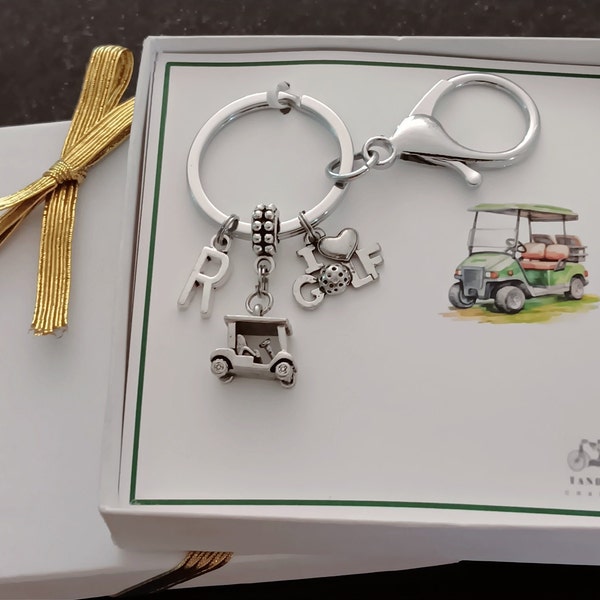 Golf Keychain - Etsy
