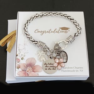 Graduation Bracelet, Personalized Graduation Bracelet, Graduation Gift ...