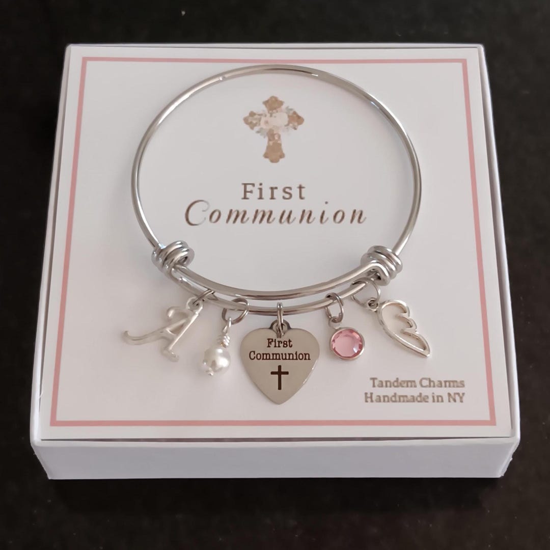 First Communion Gift for Girl, First Communion Bracelet, First ...