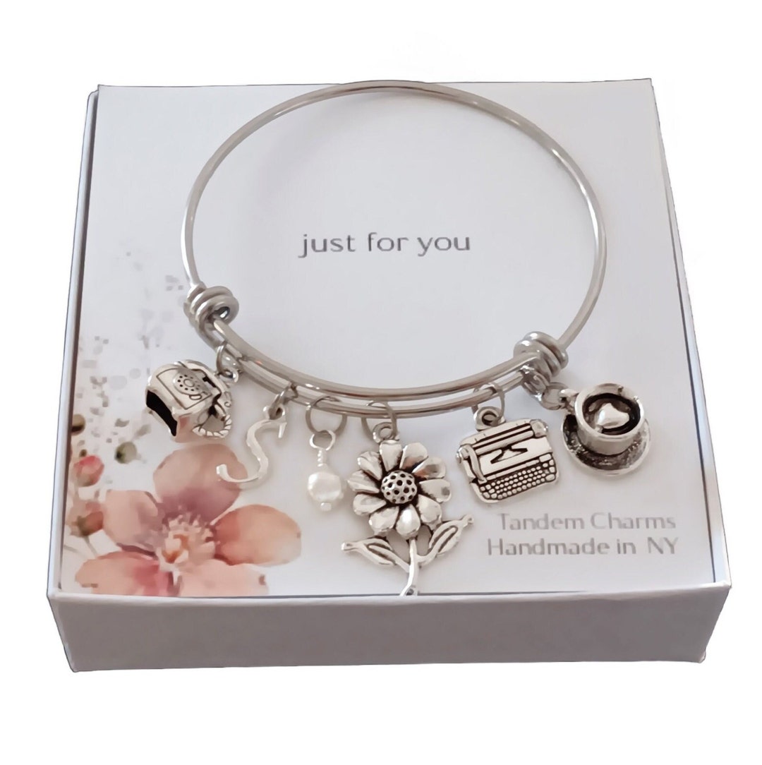 Secretary Gift, Secretary Charm Bracelet, Office Gifts for Her - Etsy