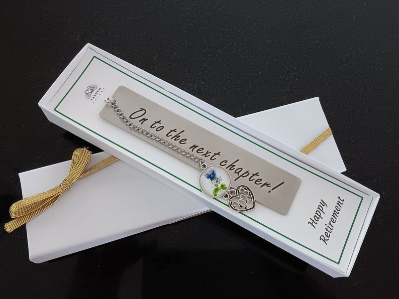 Retirement Bookmark on to the Next Chapter Bookmark - Etsy