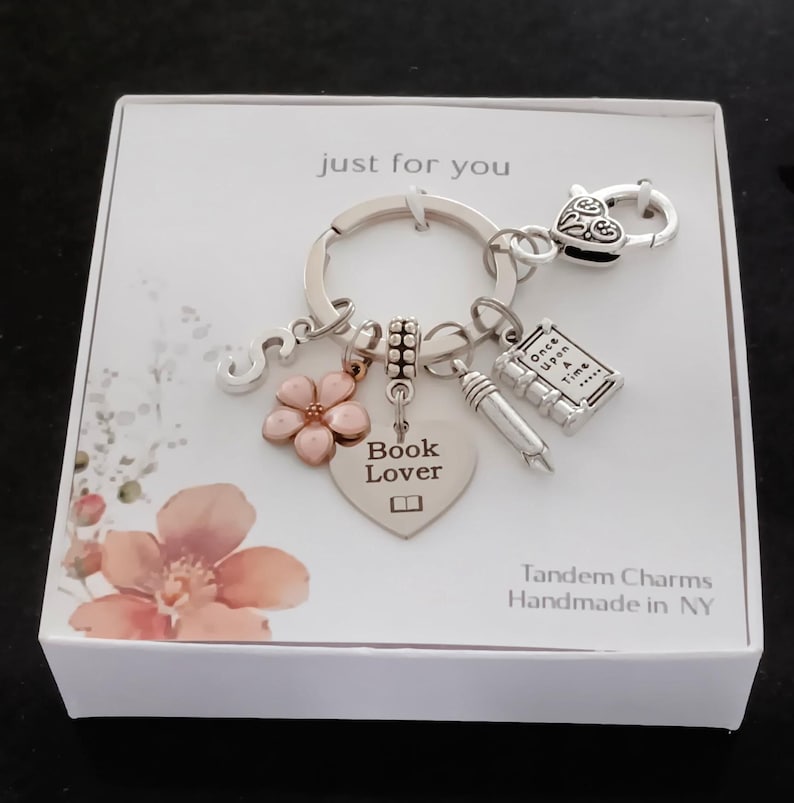 Book Lover Gift, Writer/author Gift, Book Lover Keychain - Etsy