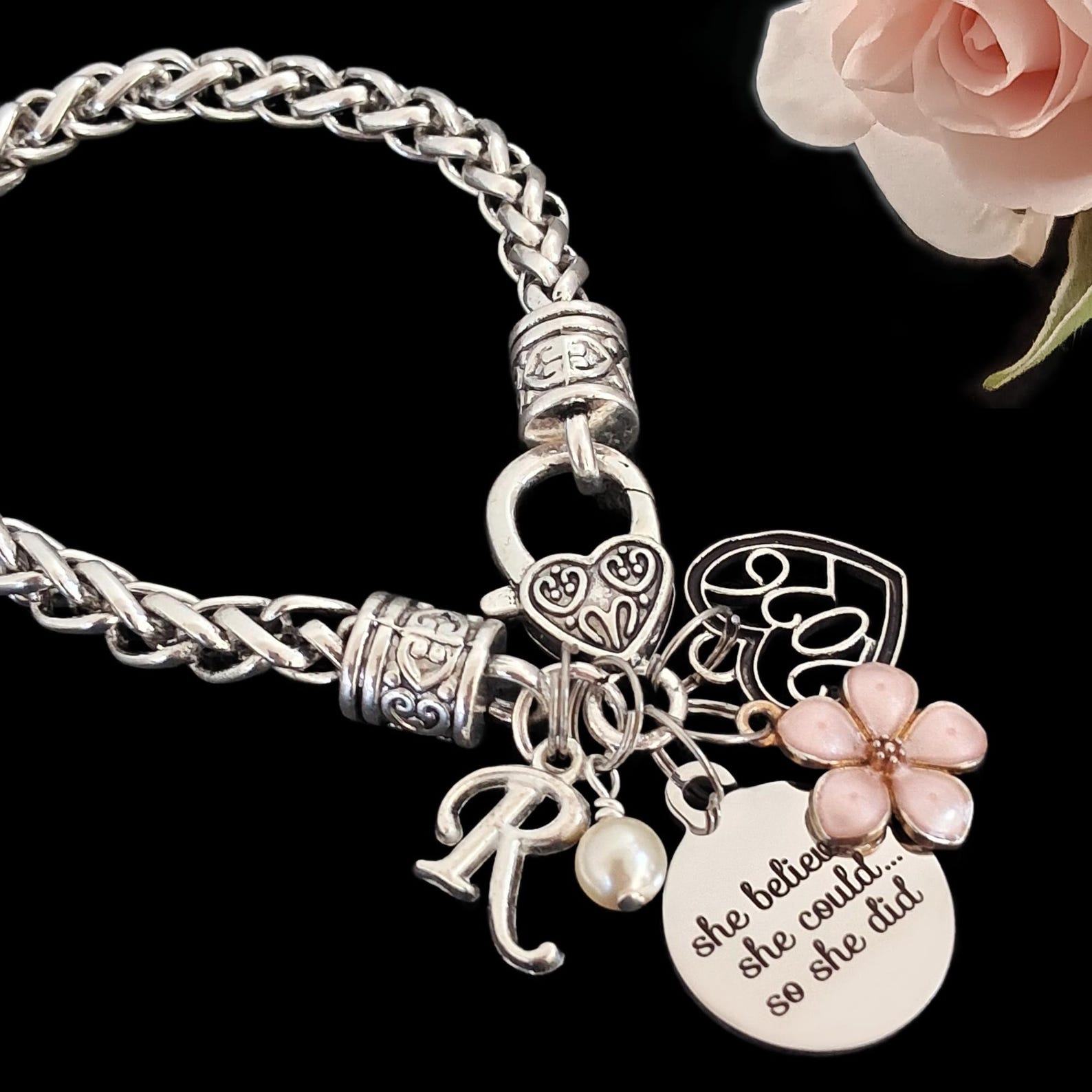 Graduation Bracelet, Personalized Graduation Bracelet, Graduation Gift ...