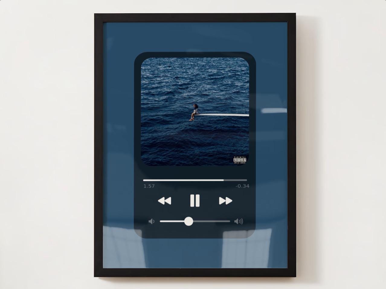 SZA Apple Music Song Cover Poster | Spotify and Apple Music Album Art ...