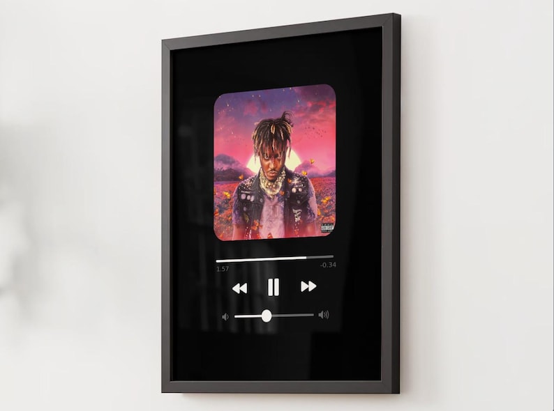 Juice WRLD Apple Music Song Cover Poster | Spotify and Apple Music ...