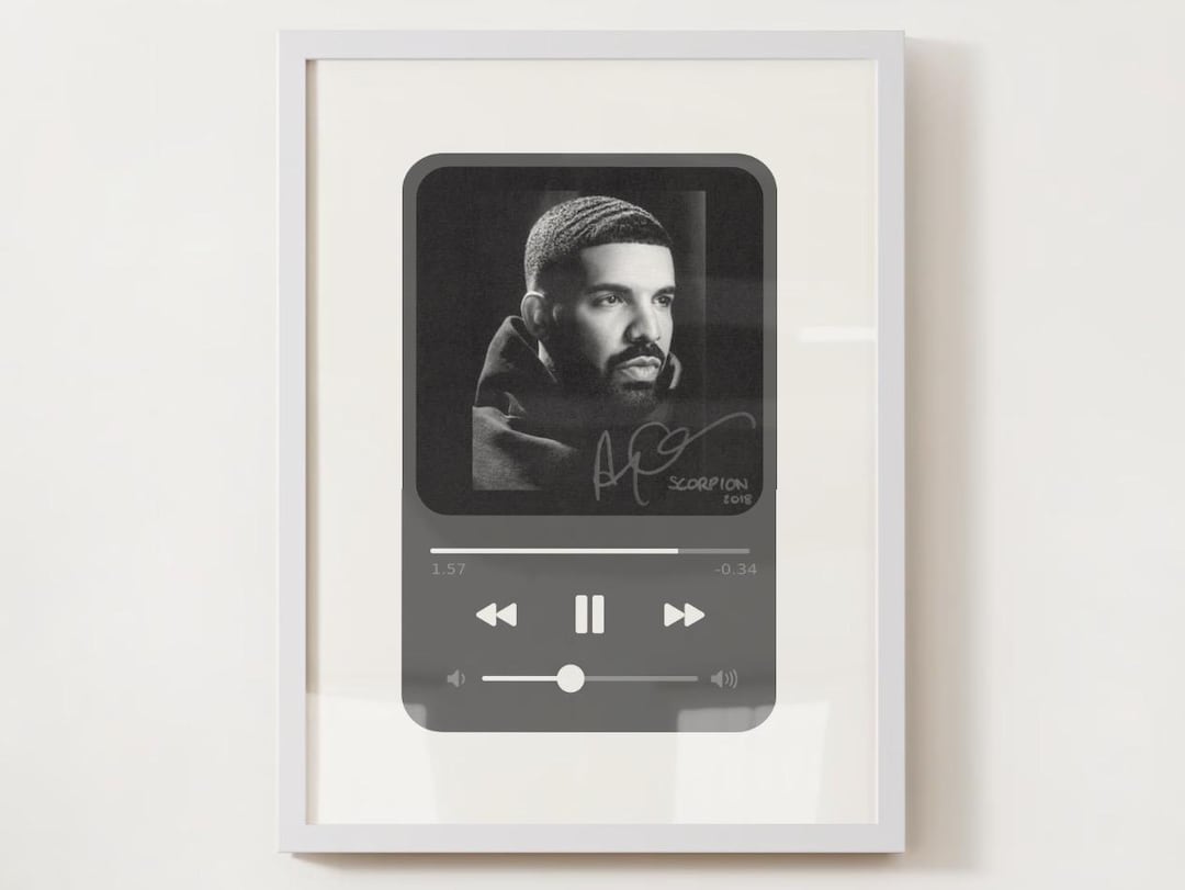 Drake Apple Music Song Cover Poster | Spotify and Apple Music Album Art ...