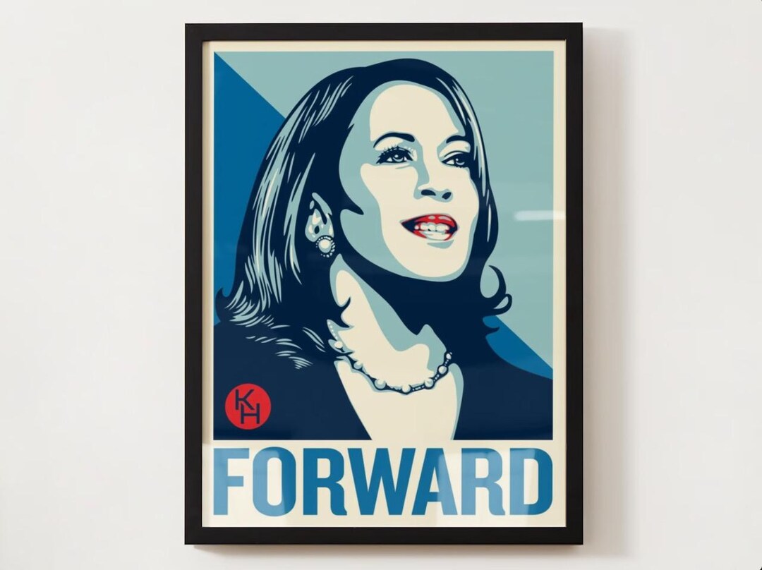 Kamala Harris Poster Election 2024 Art & Politics Decor Downloadable ...
