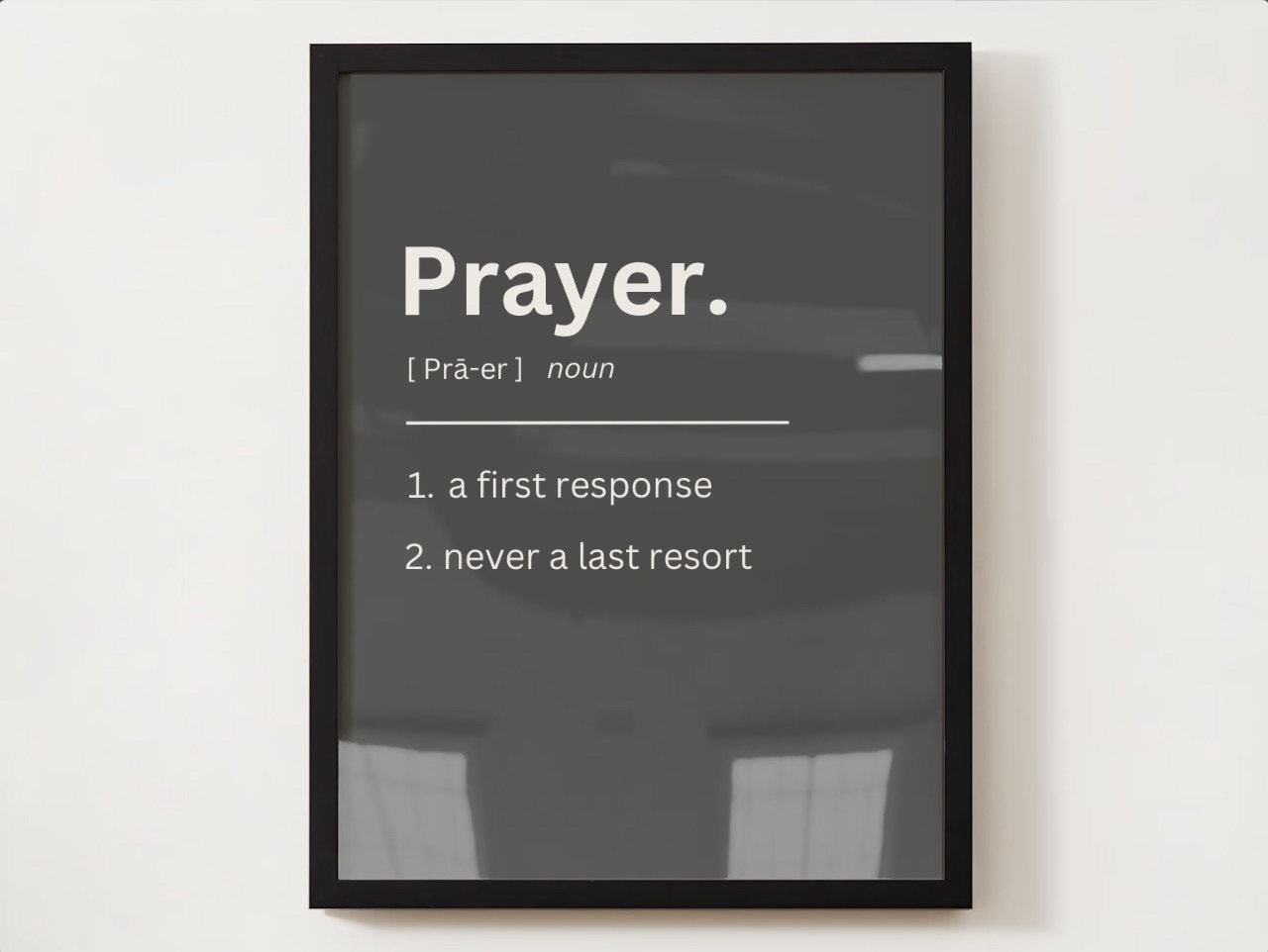 Prayer Definition Wall Art, Christian Home Decor, Digital Download - Etsy