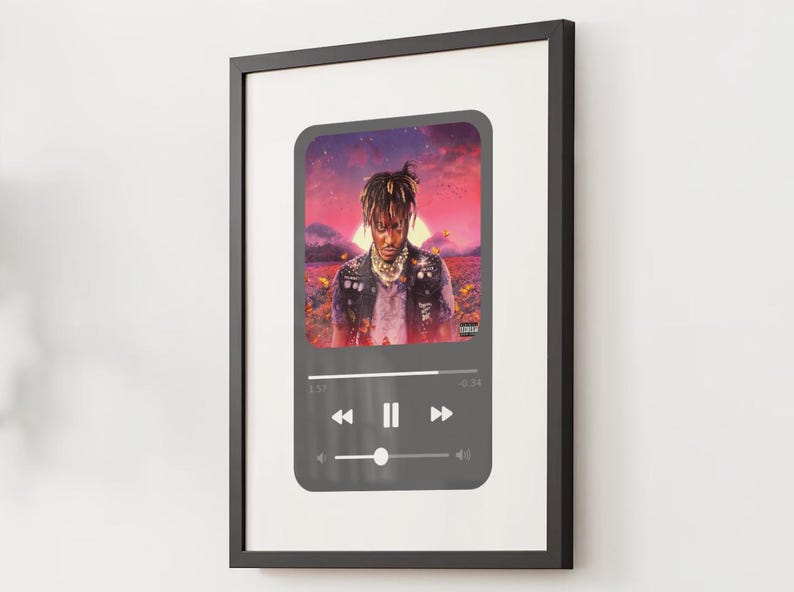 Juice WRLD Apple Music Song Cover Poster | Spotify and Apple Music ...
