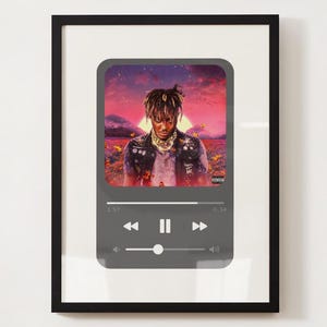 Juice WRLD Apple Music Song Cover Poster | Spotify and Apple Music ...