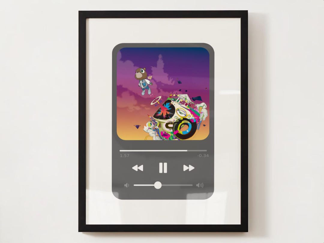 Kanye West Album Art Poster: Music Lover Gift (digital Print) - Etsy