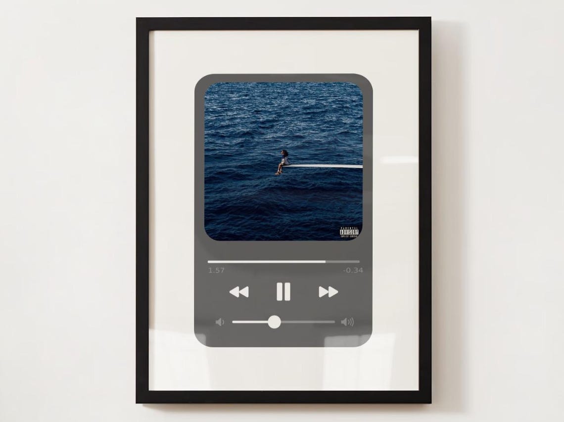 SZA Apple Music Song Cover Poster | Spotify and Apple Music Album Art ...