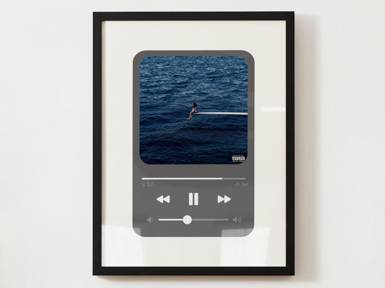 SZA Apple Music Song Cover Poster | Spotify and Apple Music Album Art ...