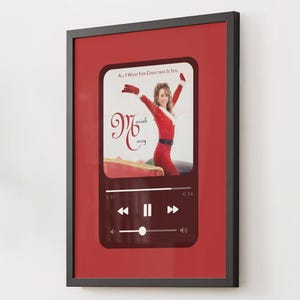 Mariah Carey Christmas Album Art Poster: Holiday Decor (digital ...