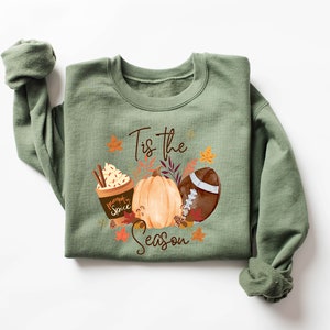 T is the Season Sweatshirt, Fall Football Hoodie, Pumpkin Patch Shirt ...